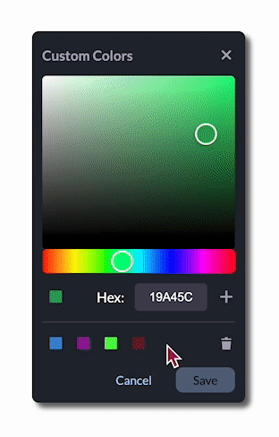 Custom Colors & Color Palettes – Hoylu