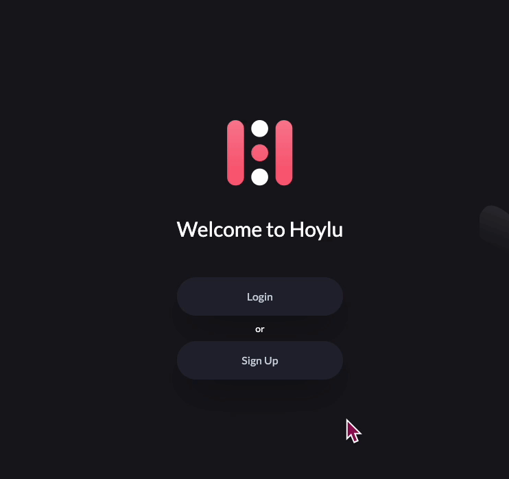 Sign Up or Log In – Hoylu
