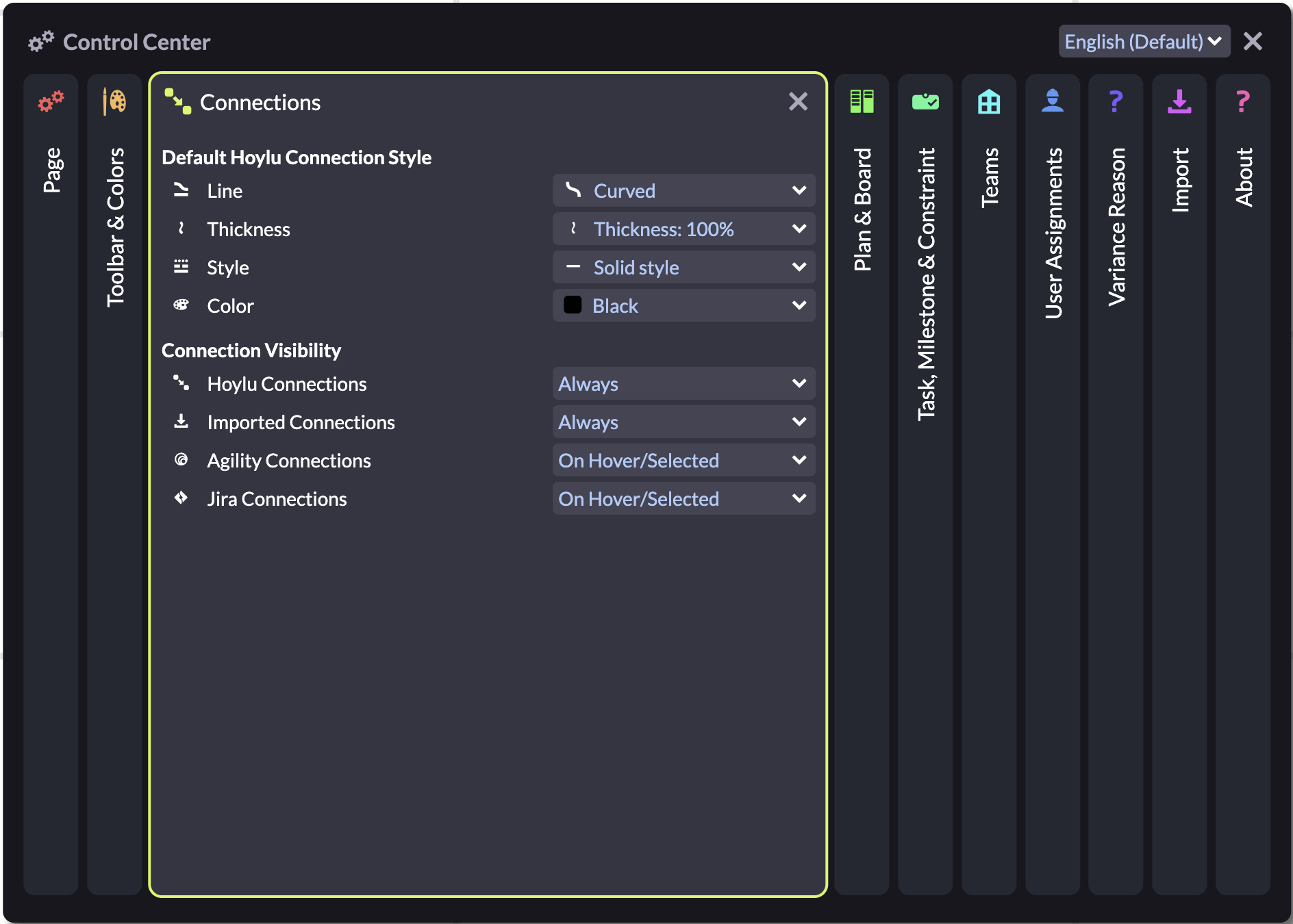 Control Center – Hoylu